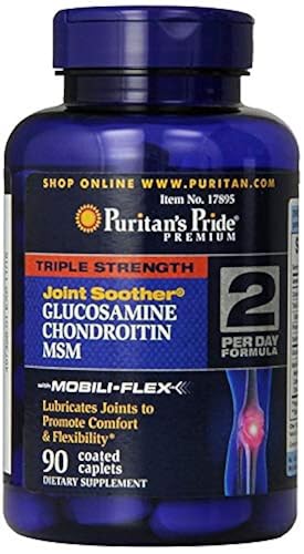 Puritan's Pride Triple Strength Glucosamine, Chondroitin & MSM Joint ...
