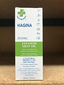 Hagina Original Japanese Mint Oil. 100% Natural Product for Spot ...