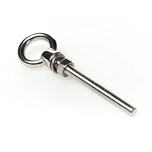 Marinox - Perno de argolla, acero inoxidable V4A, rosca M6-M10, 40-100 ...