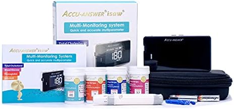 Accu-ANSWER 4-in-1 Multi-function Detector Total Cholesterol Blood ...