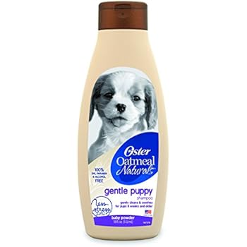 : Amazon.com: Oster Oatmeal Naturals Gentle Puppy Dog Shampoo, Baby ...