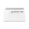 4-Pack - 6" Pre-Cut PVC Rooftop Pipe Support - Roof Conduit Support ...