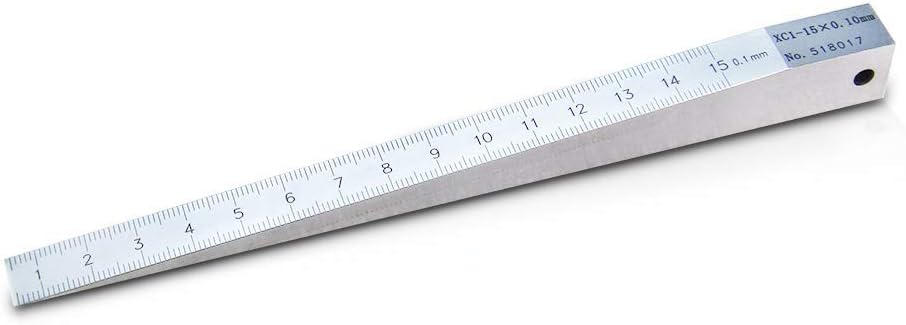 YUCHENGTECH Taper Gauge Gap Gage Welding Wedge Feeler Gauge Gap Feeler ...