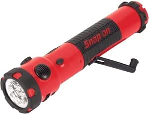 Amazon.com: Snap-on 92179 8-LED Crank Emergency Flashlight with AM, FM ...