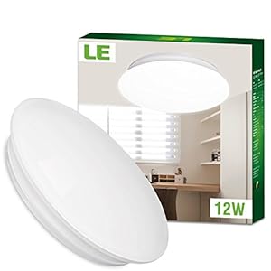 LE 12W 11-Inch Daylight White LED Ceiling Lights, 80W Incandescent (22W ...