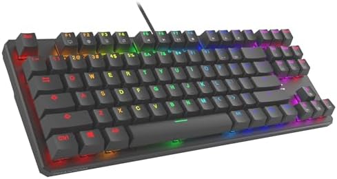 TECWARE Phantom 87 Key Mechanical Keyboard, RGB led, Outemu BLUE Switch ...