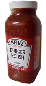 Amazon.com : Heinz Burger Relish 2, 5kg : Grocery & Gourmet Food