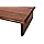 Amazon.com: RED OAK STAINED SOUND BAR TV RISER 40" WIDE X 12" DEEP X 5 ...