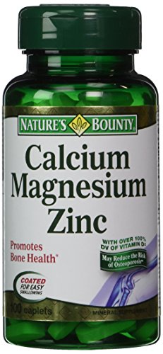 Nb Vit Cal/Mag/Zinc Size 100s Nature'S Bounty Calcium-Magnesium-Zinc ...