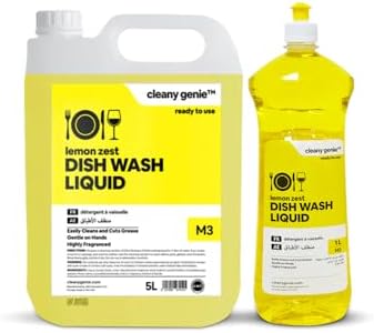 Cleany Genie Long Lasting Fragrance Dishwashing Liquid 5-Liter with ...