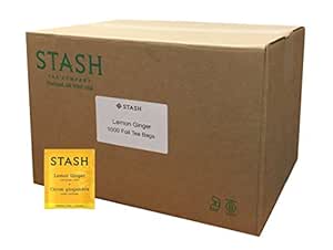 Amazon.com : Stash Tea Lemon Ginger Herbal Tea 1000 Count Box of Tea ...