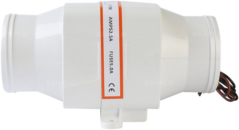 Seaflo 130 CFM 12V 75mm Inline Blower Fan – BigaMart
