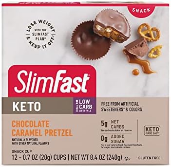 SlimFast Low Carb Chocolate Snacks, Keto Friendly for Weight Loss with ...