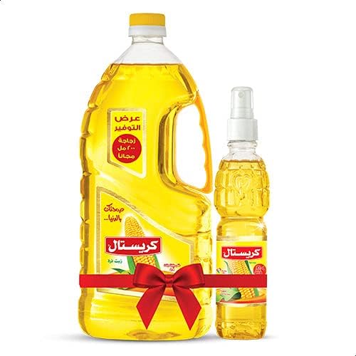 Crystal Set Of Corn Oil, 2.4 Liter and Oil Sprayer Bottle, 200 ml price ...