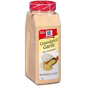 Amazon.com : McCormick Granulated Garlic, 26 oz : Garlic Spices And ...
