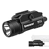 Gmconn 1200 Lumen Tactical Flashlight Pistol Light Rail Mounted LED Gun ...