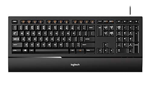 Logitech Illuminated Ultrathin Keyboard K740 with Laser-Etched Backlit ...