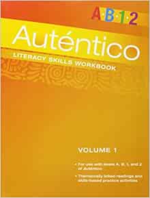 Autentico 2018 Literacy Skills Workbook Volume 1 Grade 6/12: Savvas ...