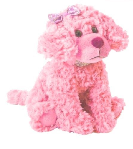 The Petting Zoo Posh Plush Pink Scruffy Dog - 11 Inches