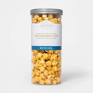Amazon.com : Macadamia Nut Caramel Popcorn - 16oz : Grocery & Gourmet Food