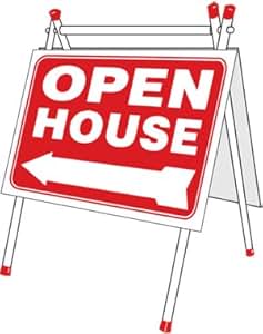 Amazon.com : Open House A-Frame 24 x 18 (AF MOD R) (Red) : Office Products