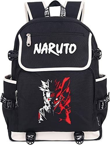 Roffatide Anime Naruto Backpack Cosplay College School Bag Laptop ...