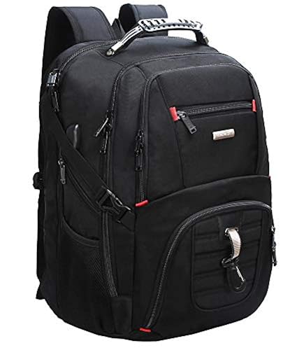 FreeBiz 50L Large Travel Backpack 19 Inches Laptop Bag with USB ...