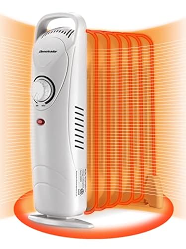 Homeleader Mini Oil Filled Heater, Portable Space Radiant Heater with ...