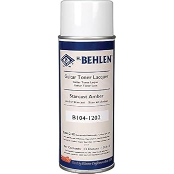 Guitar Toner Lacquer Aerosol Star Amber 13oz. - Household Wood Stains ...