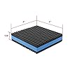 LBG Products Rubber Anti-Vibration Isolation Pads,Heavy Duty Blue EVA ...