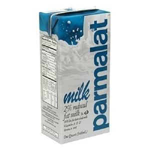 Parmalat Shelf Stable 2% Reduced Fat Milk 1 Qt (Pack of 3): Amazon.com ...