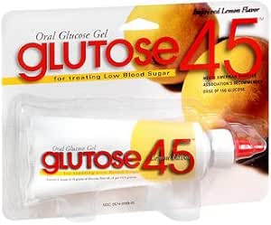 Amazon.com: Glutose 45 Oral Glucose Gel Lemon Flavor - 112.5 gm, Pack ...