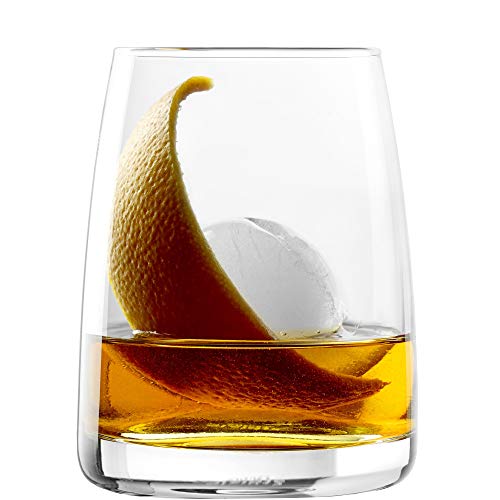 Stolzle Lausitz Experience Crystal DOF Bourbon Whiskey Glass, Set of 4 ...