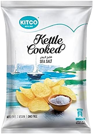 Kitco Kettle Cooked Sea Salt Potato Chips, 150 G, Beige price in Saudi ...