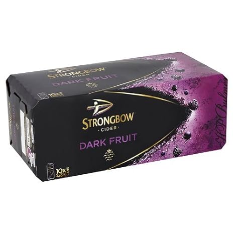 Strongbow Dark Fruit Cider Can 10 x 440ml: Amazon.co.uk: Grocery
