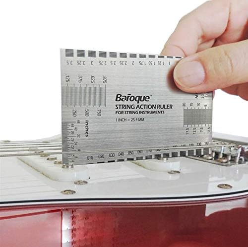 Double Sided Multi Function String Action Ruler Gauge Tool Both Metric ...