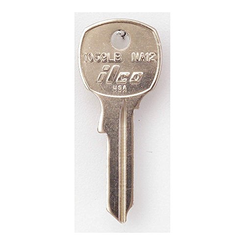 Key Blank, Brass, Type NA12, 5 Pin, PK10: Door Lock Replacement Parts ...
