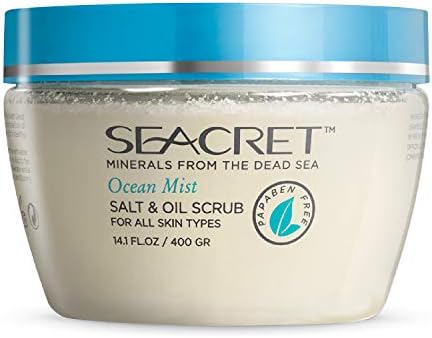 Seacret Salt & Oil Scrub Ocean Mist 14.1 oz - 400gr price in Saudi ...