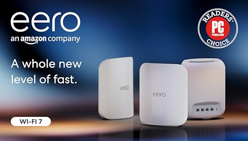 Introducing Amazon eero Max 7 tri-band mesh wifi system | Up to 9.4 ...