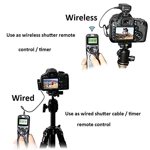 Pixel Timer Shutter Release Remote Control TW283-DC2 Remote Release for Nikon D5600 D3100 D3200 ...