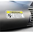 Amazon.com: (2X) Funny Sound System Warning Sticker Set Vinyl Decal For ...