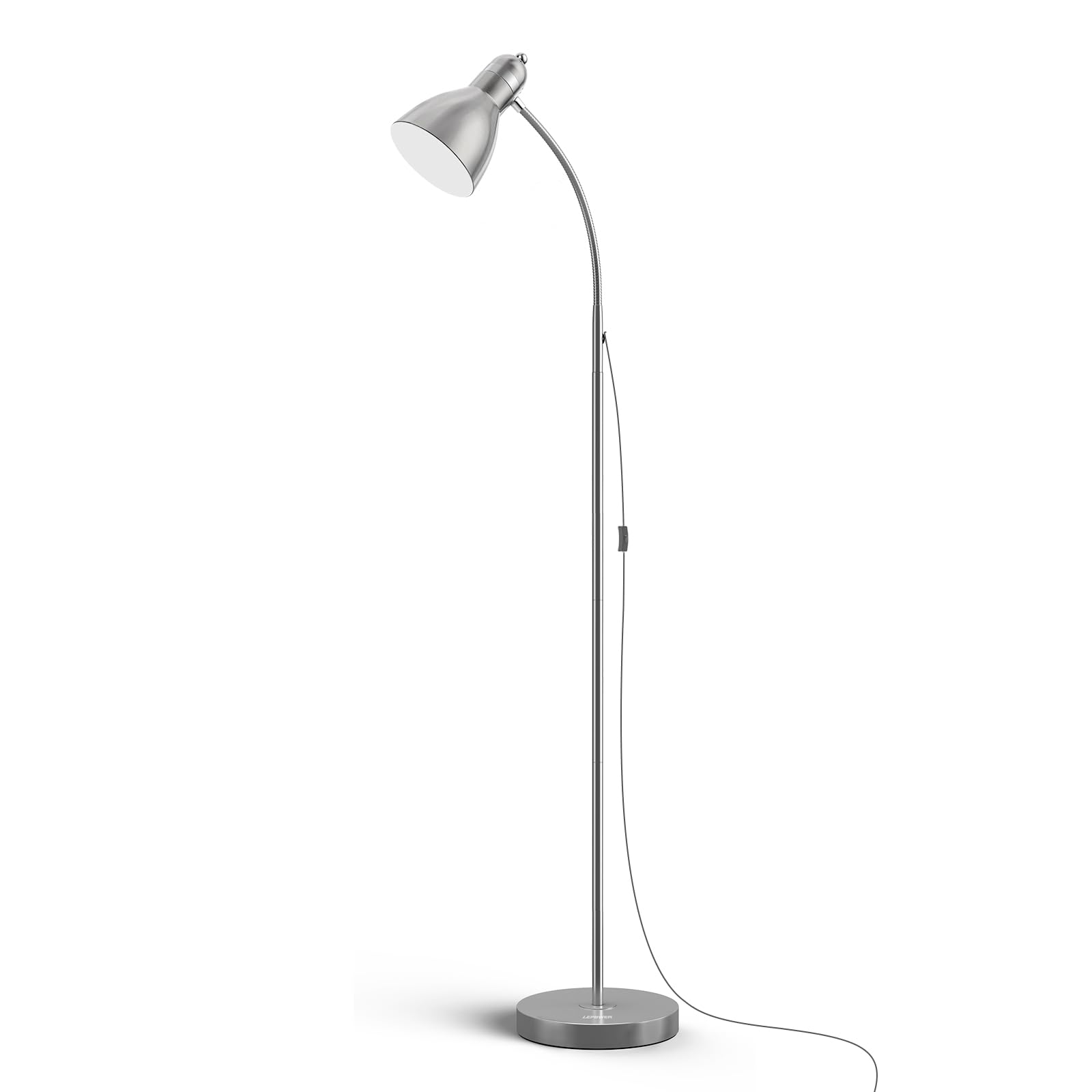 LEPOWER Floor Lamp, Metal Standing Lamp with Adjustable Gooseneck ...