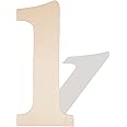 Amazon.com: 14 Inch Large Wooden Numbers, Blank Unfinished Wooden ...