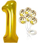Amazon.com: Giant, Gold 14 Balloon Numbers Set - 40 Inch | Gold 14 ...