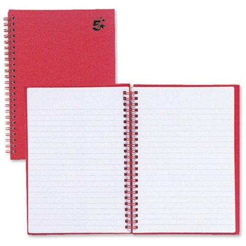 A5 Ruled Wirebound Manuscript Notebook 160 pages 80 Sheets 5 Star ...
