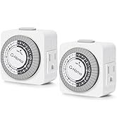 Amazon.com: G-Homa Timers for Electrical Outlets, 24 Hour Indoor Plug ...