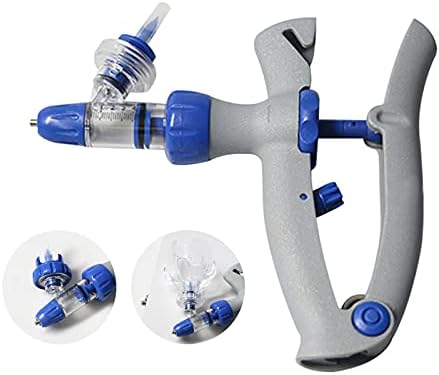 Wisting 5ml Cattle Adjustable and Continuous Injection Animal Injector ...