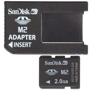 Amazon.com: SanDisk 2GB Memory Stick Micro (M2) with Adapter: Computers ...