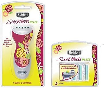 Schick Silk Effects Plus Razor With Refills (Total of 7 Cartridges ...