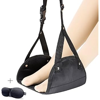 Amazon.com : Foot Rest and Sleep Mask Set, Portable Travel Flight ...